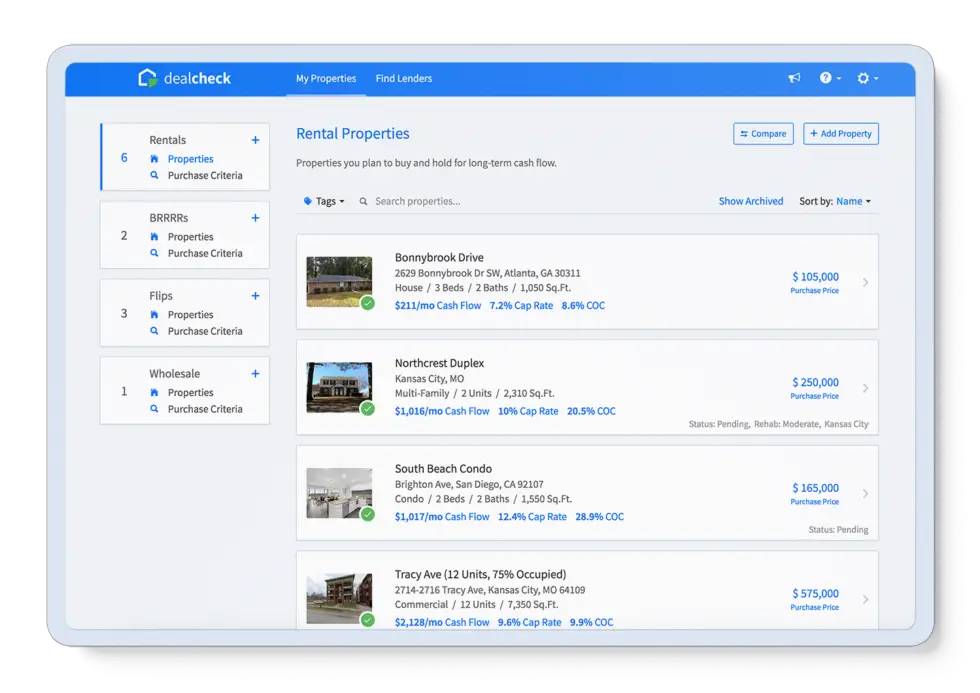 Ultimate DealCheck Review: The Best Rental Investing App - ThirtyEight ...